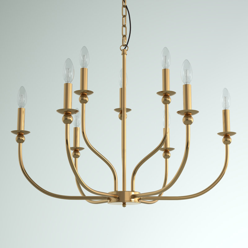 Wade Logan® Capili 9 - Light Bulbs Modern Design Candle Style Classic ...