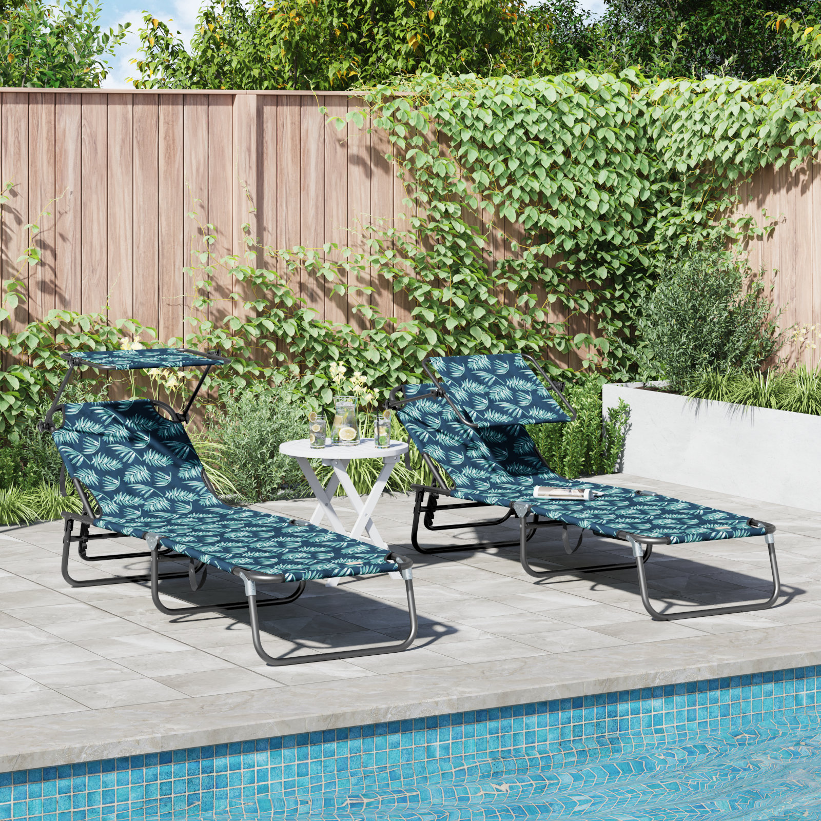 17 Stories 190cm Long Chaise Lounge Set | Wayfair.co.uk