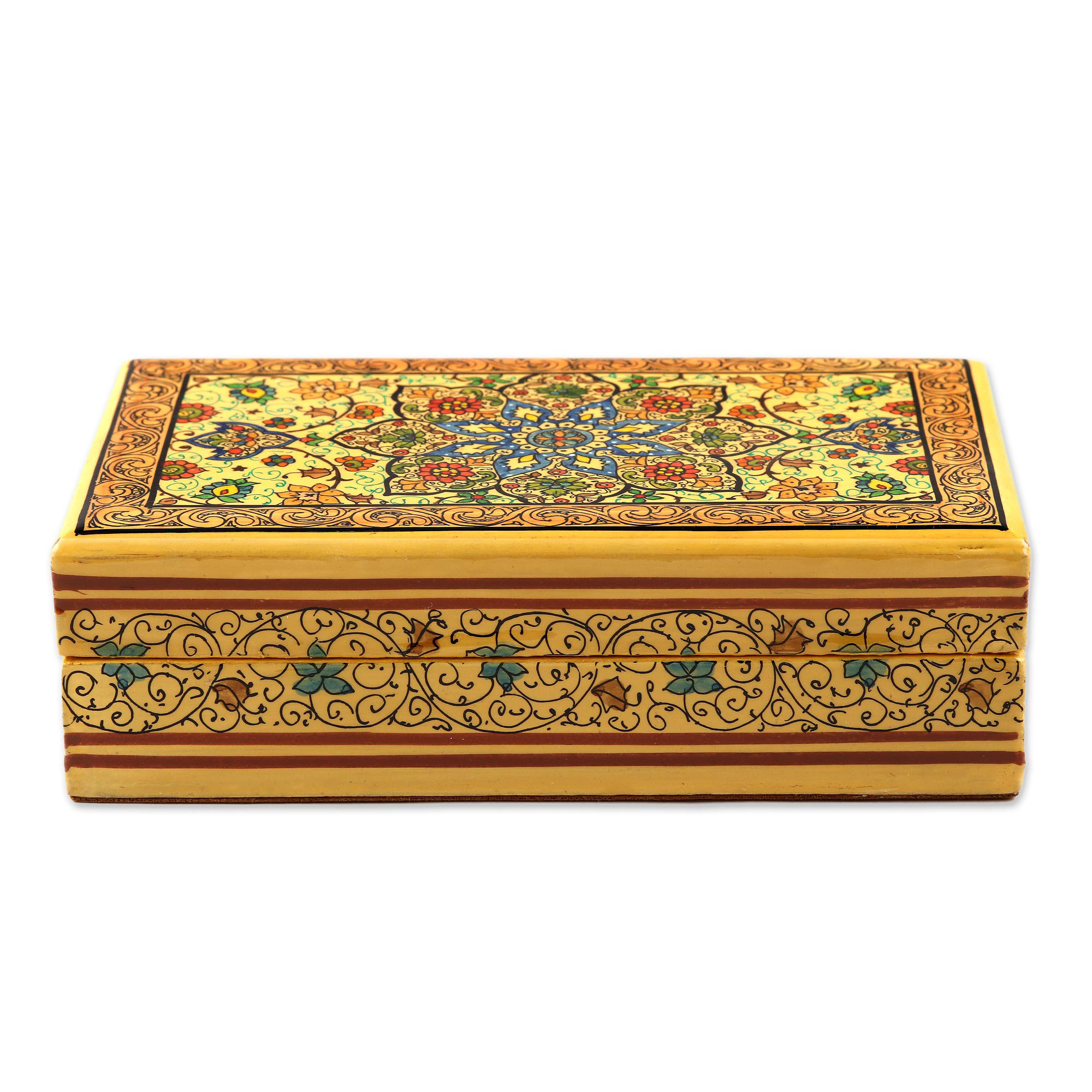 Bungalow Rose Floral Nobility Decorative Box | Wayfair