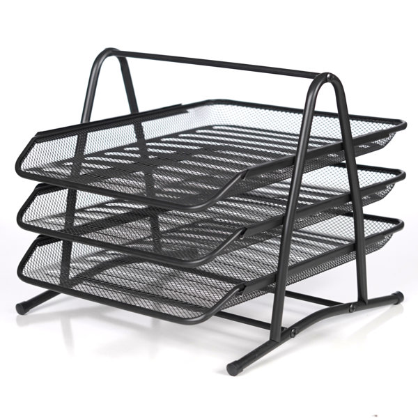 Inbox Zero Office Desk Filing Trays Stackable& Reviews | Wayfair.ie