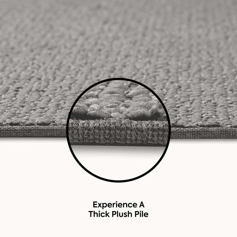 Latitude Run® Iconic Indoor/Outdoor Rug - Gray | Wayfair