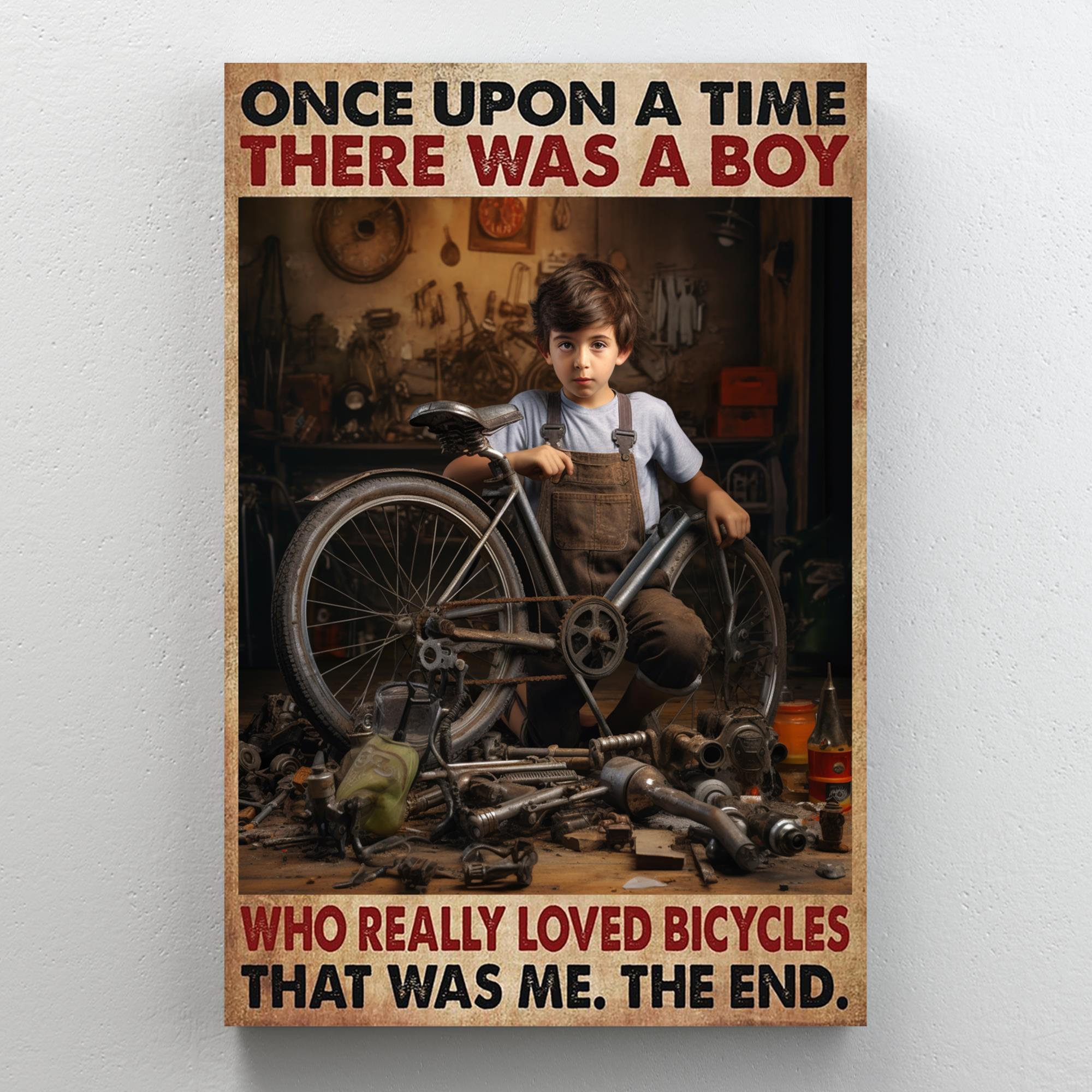 Trinx Jaquavius A Boy Loved Bicycles On Canvas Print | Wayfair