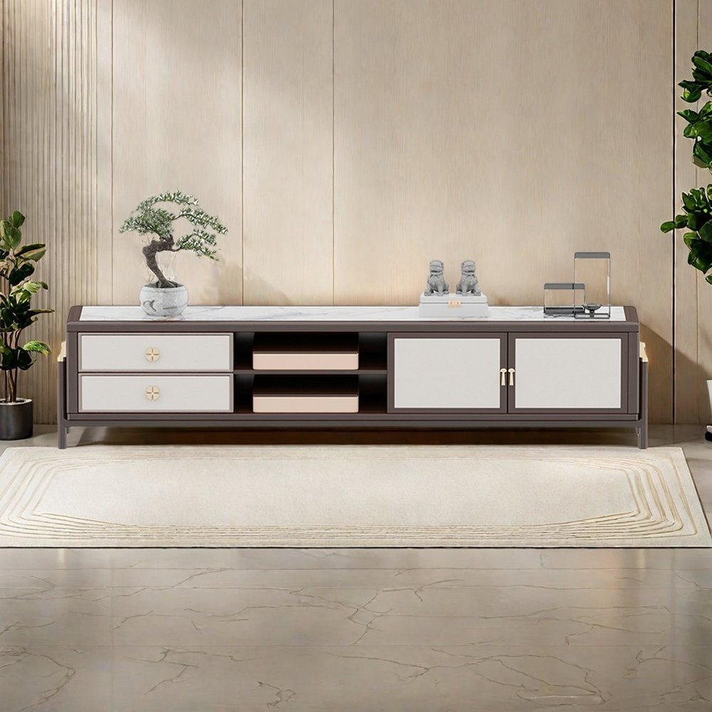 Finaewg American style rock slab countertop TV stand - Wayfair Canada