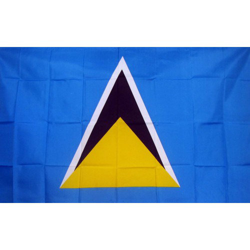 Trinx St Lucia Country Traditional Flag | Wayfair