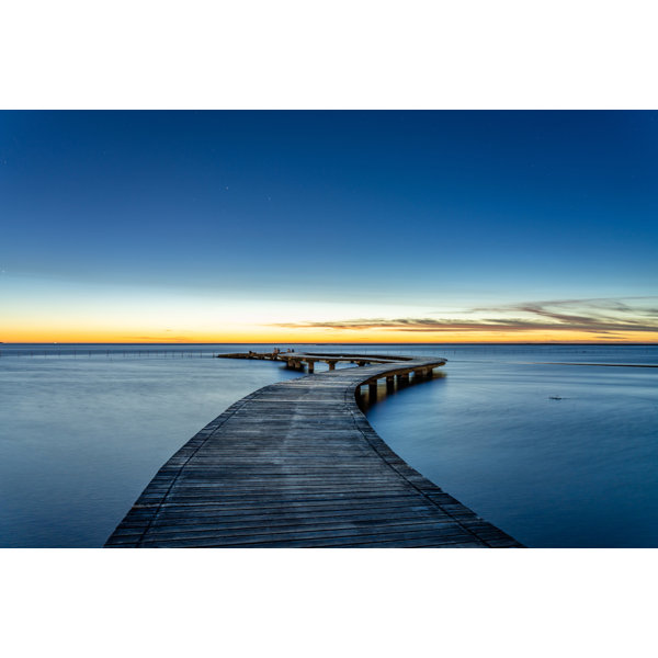Rosecliff Heights Sea Shore Scenic Walkway - Wrapped Canvas Photograph ...