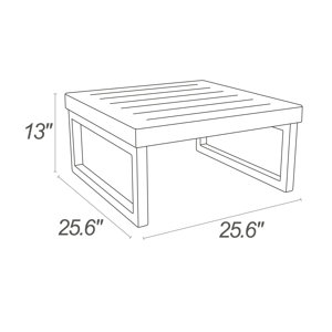 AllModern Lane Outdoor Ottoman & Reviews | Wayfair