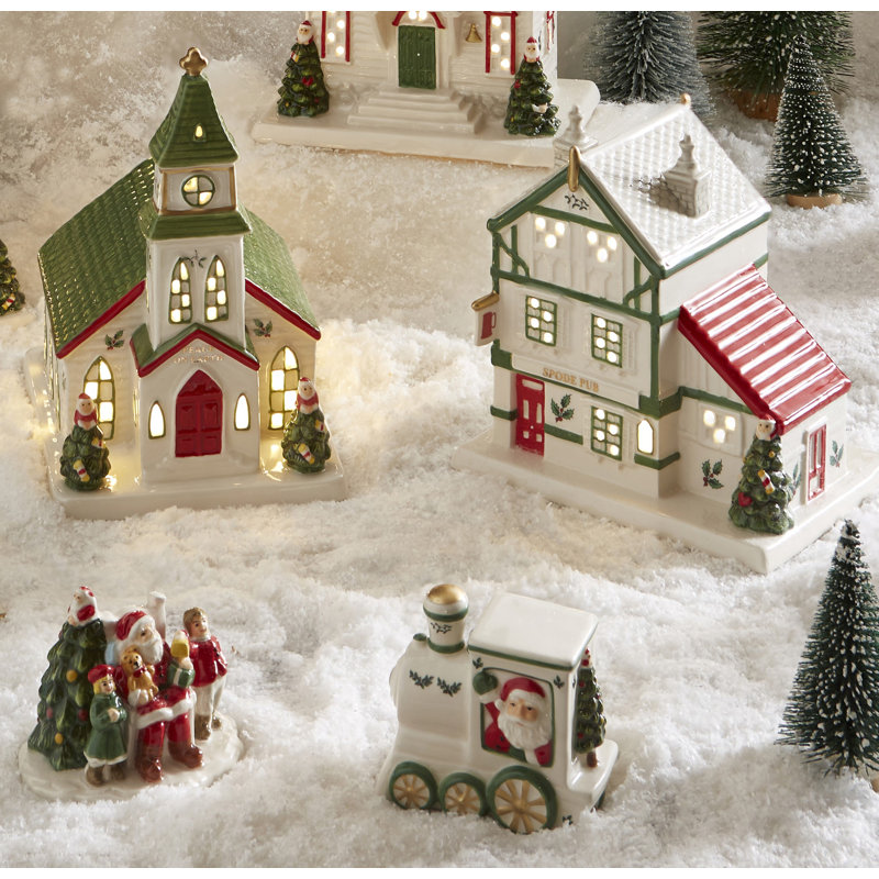 Spode Christmas Tree Village Led Church & Reviews | Perigold