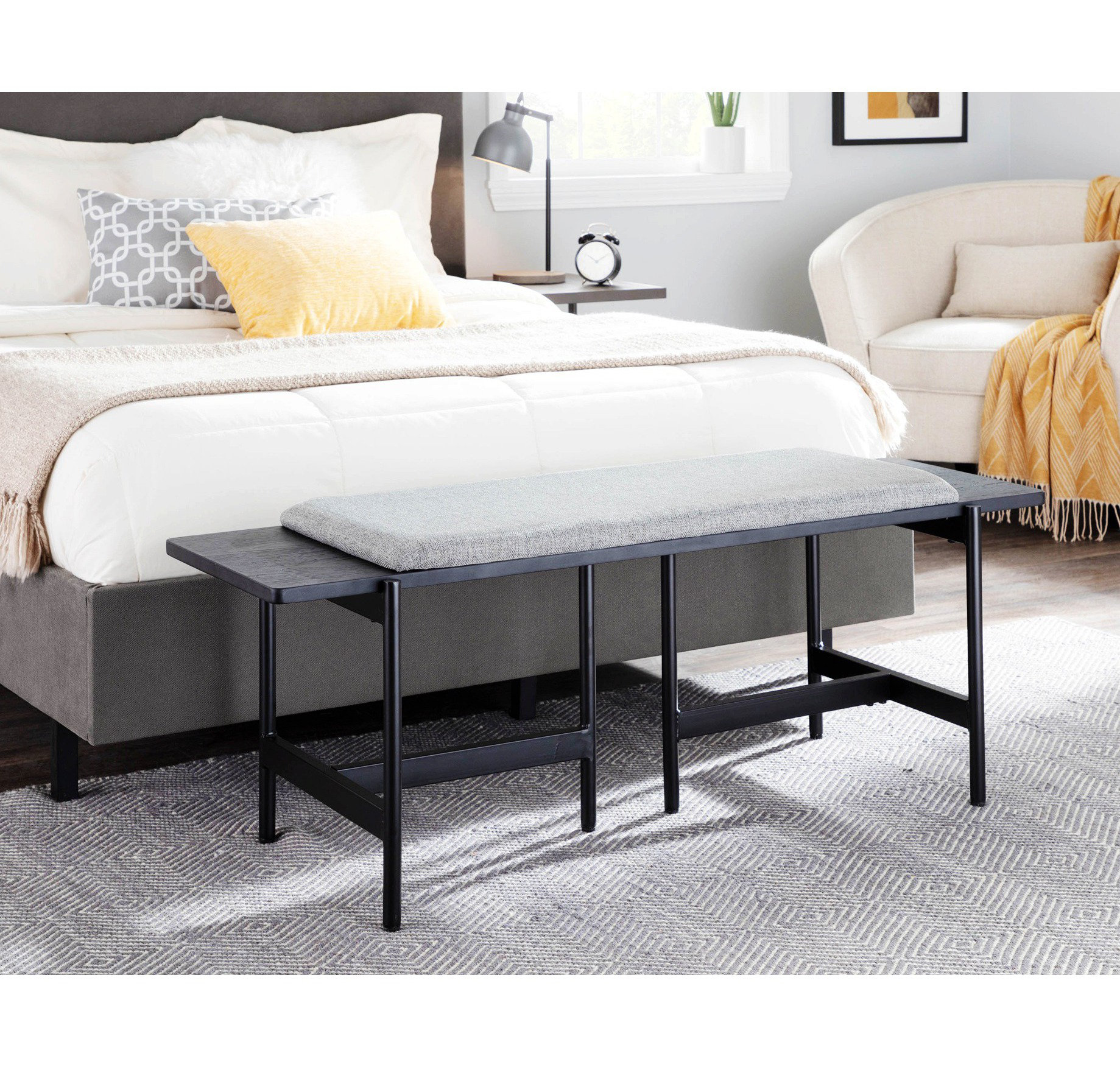 Wrought Studio Banc Temple Mead et Commentaires - Wayfair Canada
