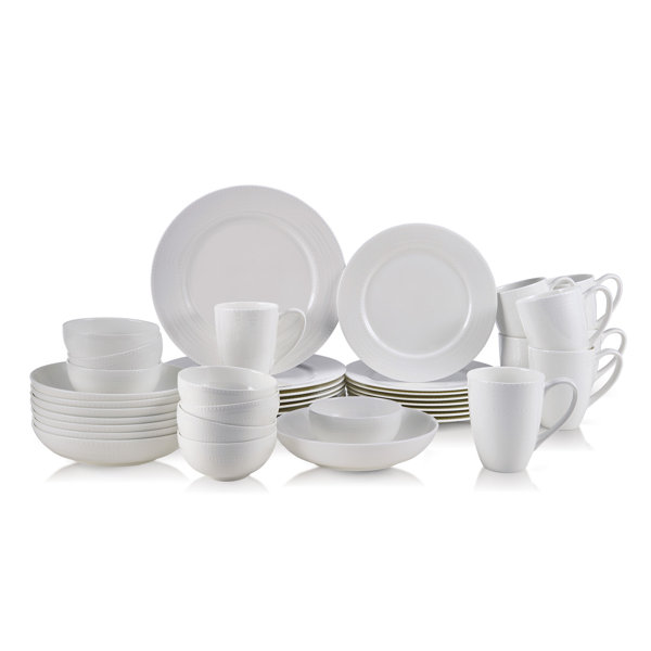 Mikasa Annabel 40-Piece Lightweight Chip-Resistant Bone China ...