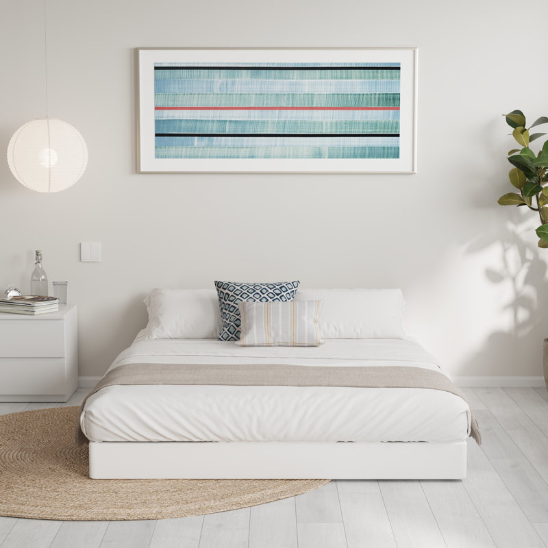 Alwyn Home Likins 4 Inch Metal Box Spring with Frabric Cover, Easy ...