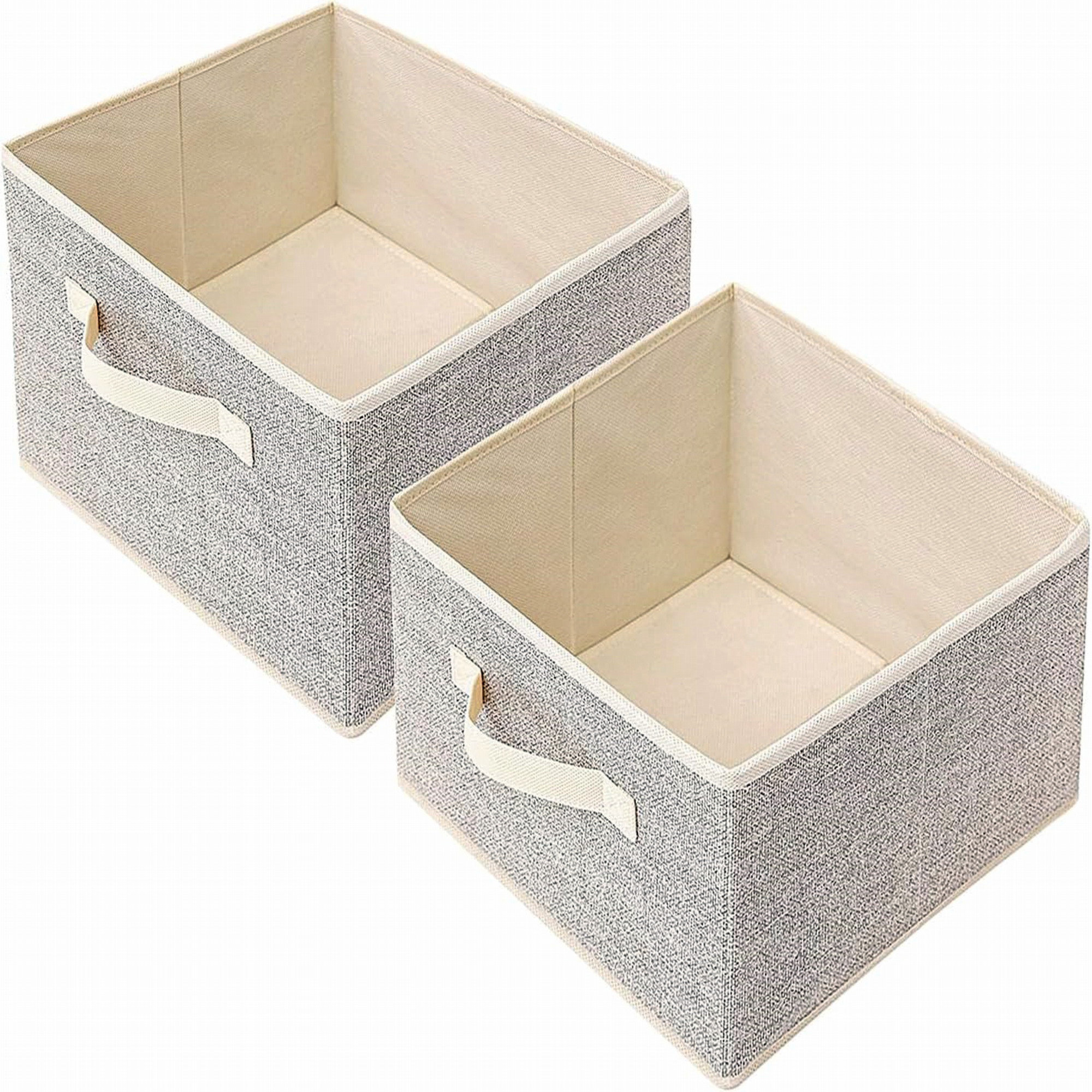 Latitude Run® Storage Baskets, 11-Inch Woven Fabric Bins, Storage Cubes ...
