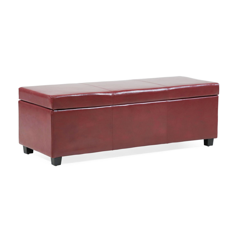 Wade Logan® Aslyn Upholstered Storage Ottoman & Reviews - Wayfair Canada