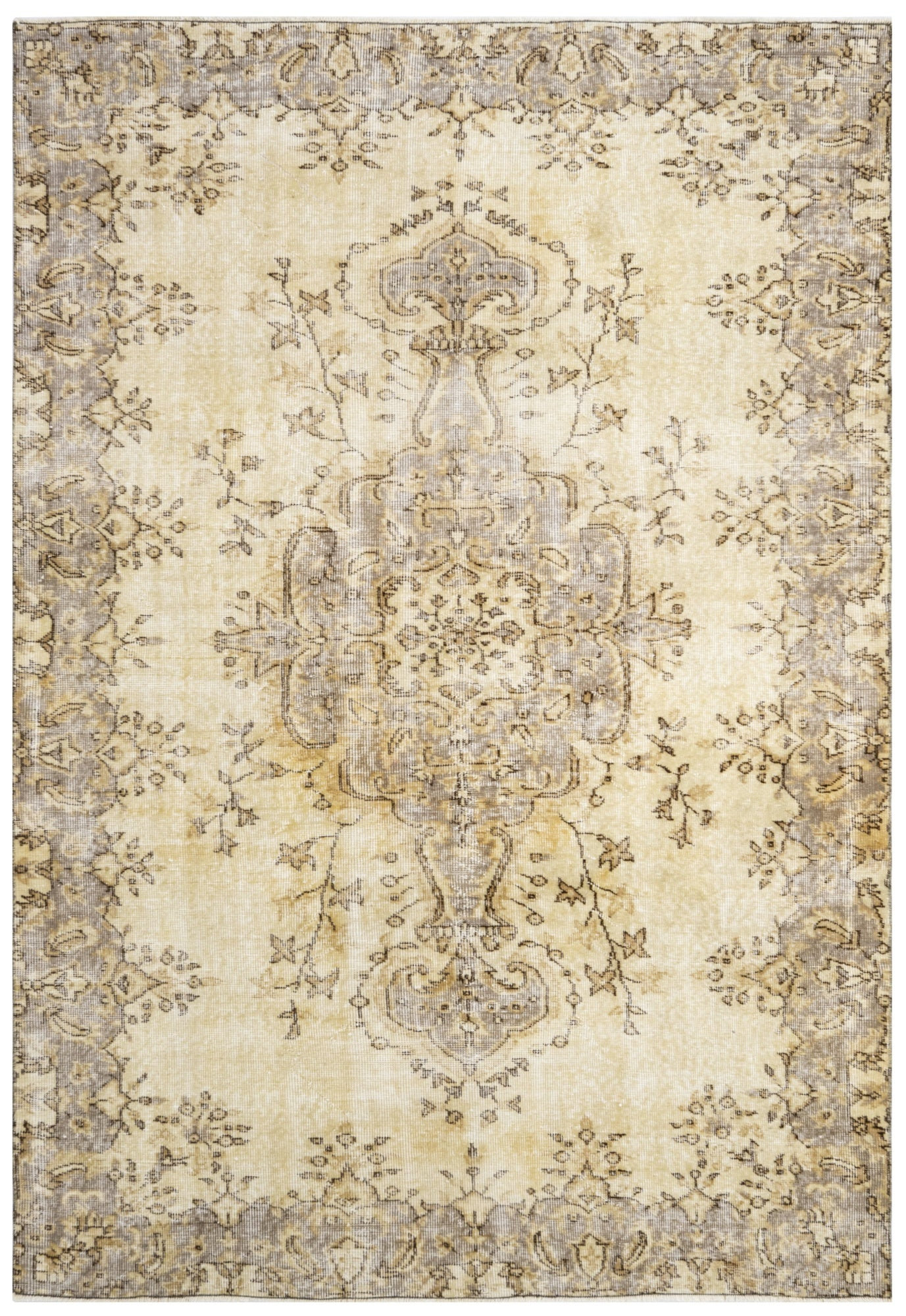Ophelia & Co. Tapis brun en laine et en coton fabriqué à la main Beauen ...