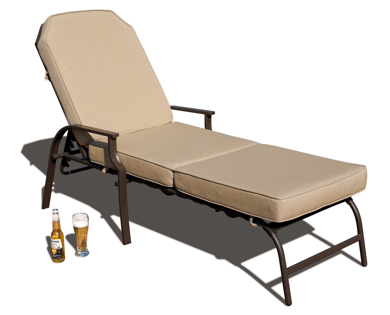 Kozyard Maya Chaise Lounge - Outdoor Patio Recliner Chair, Comfortable ...