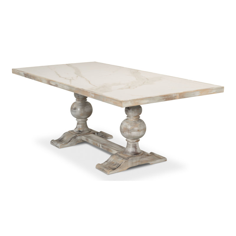 Sarreid Ltd 81" Trestle Dining Table | Perigold