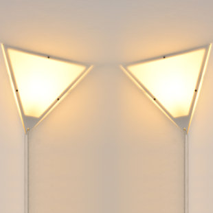 Home Concept Beacon 1 - Light Plug-In White Corner Wall Light - Wayfair ...