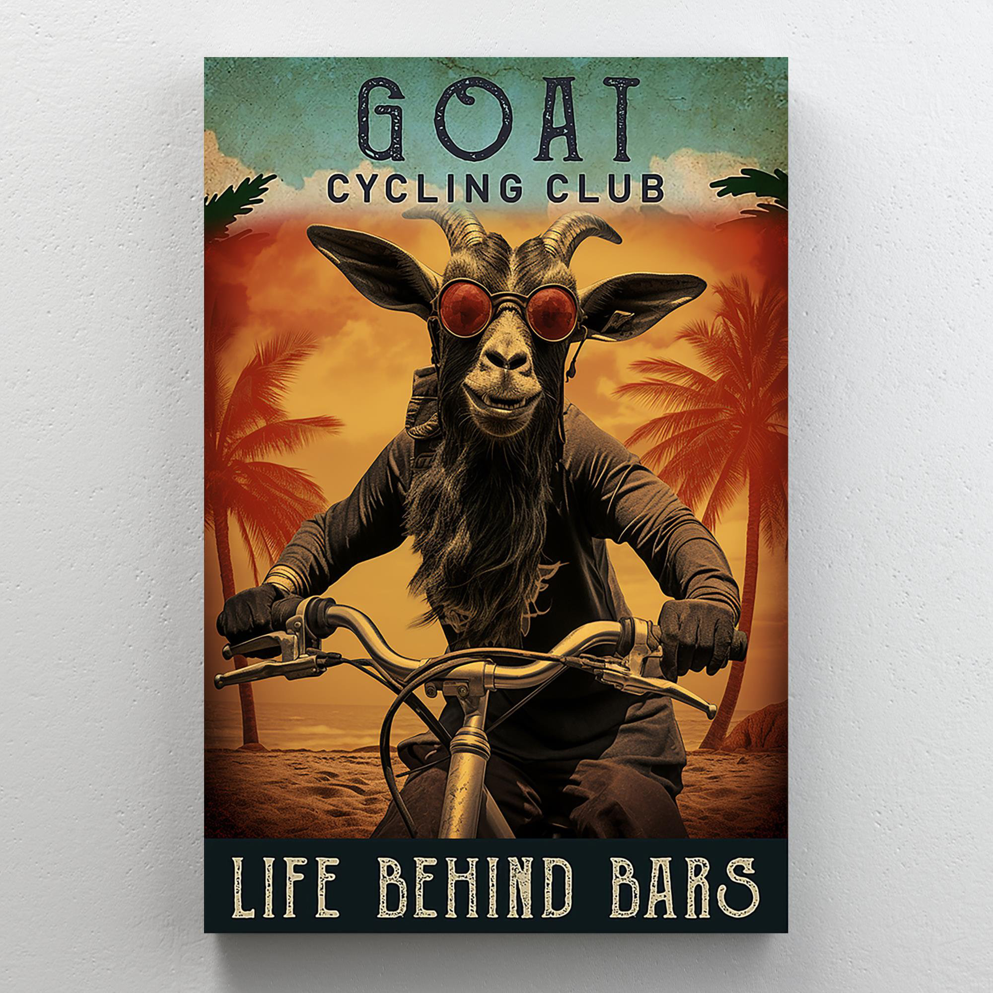 Trinx Goat Cycling Club - 1 Piece Rectangle Graphic Art Print On ...