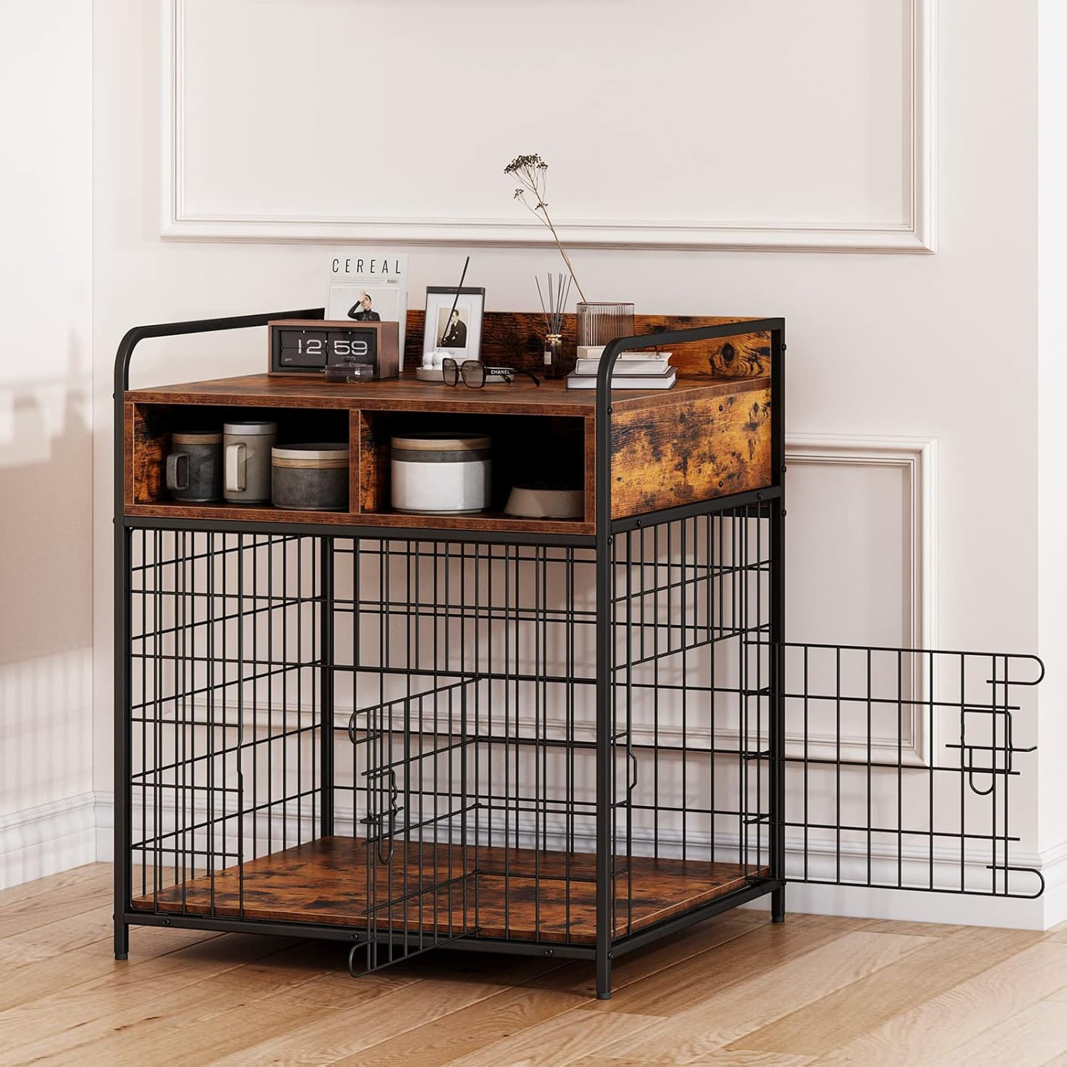 Tucker Murphy Pet™ Small Dog Crate Furniture, Puppy Dog Kennel Indoor ...