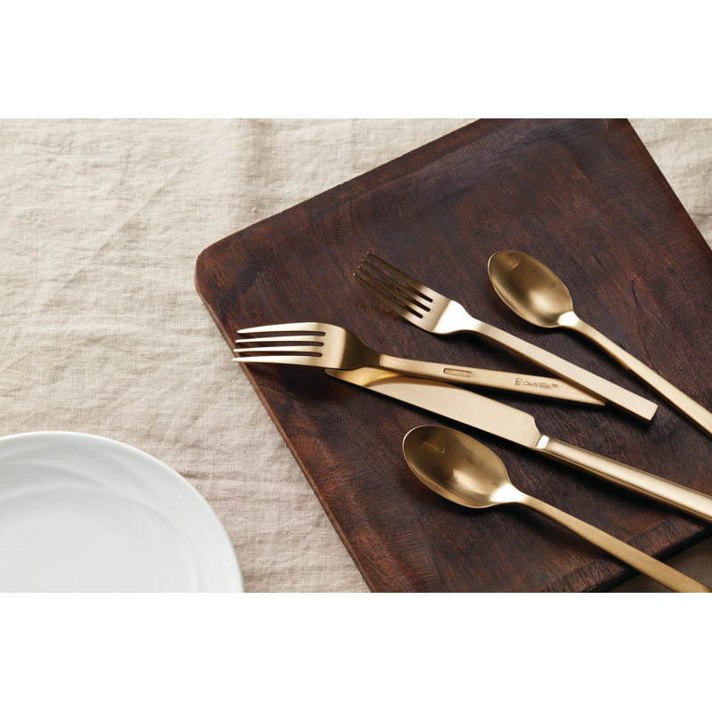 Oneida Chefs Table Champagne 20 Piece Everyday Set & Reviews | Wayfair