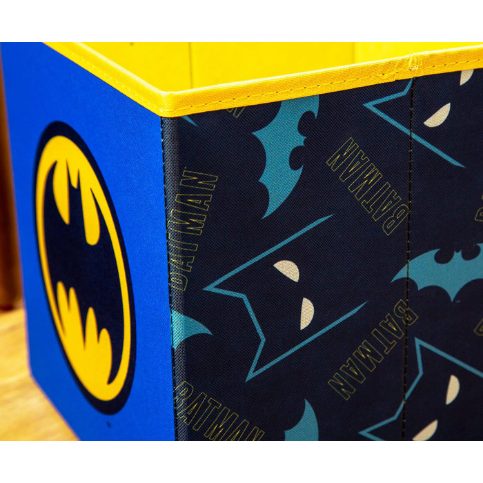 Ukonic Dc Comics Batman Logo Fabric Cube | Wayfair