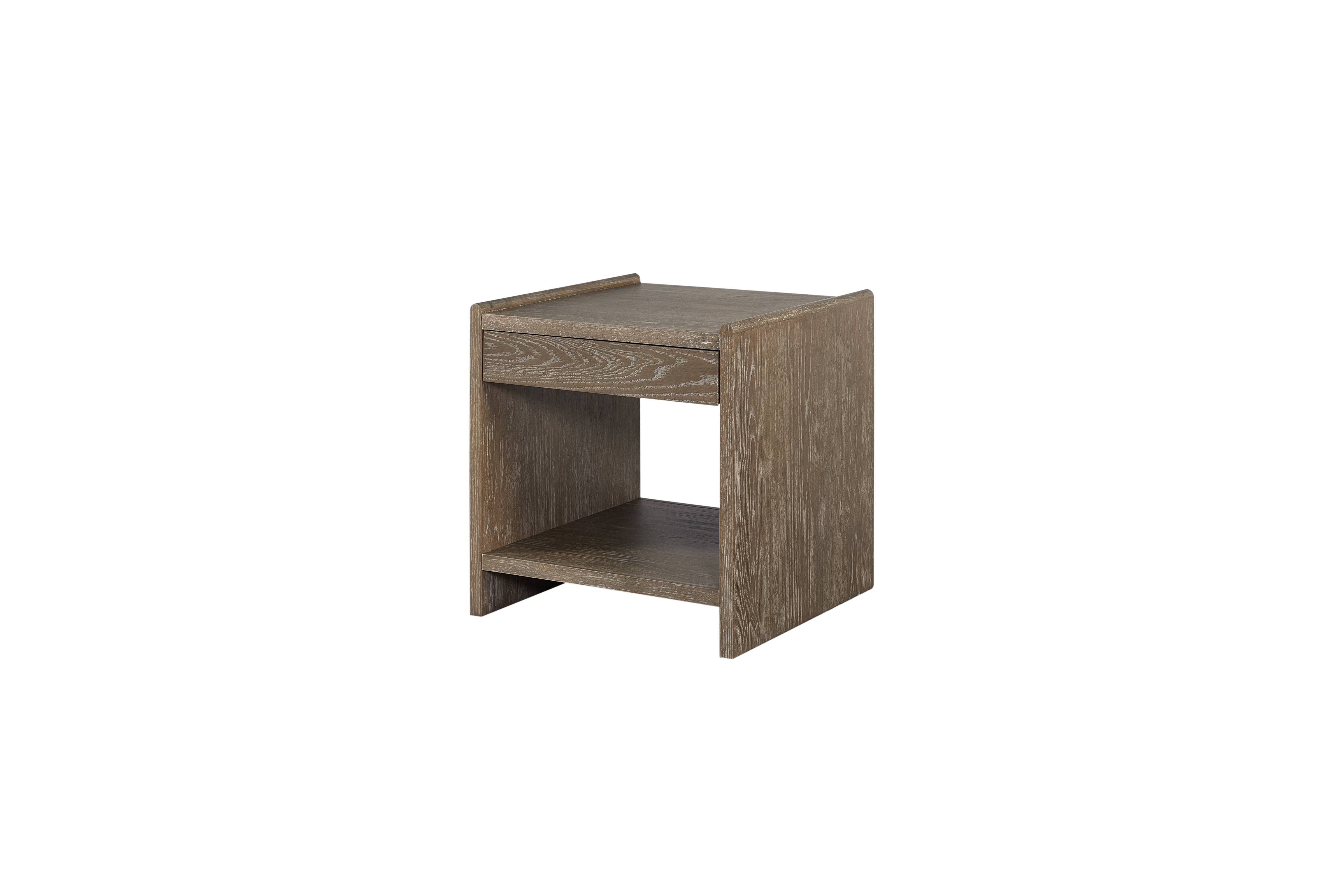 Ebern Designs Miloh End Table with Soft-Close Drawer & Open Shelf | Wayfair