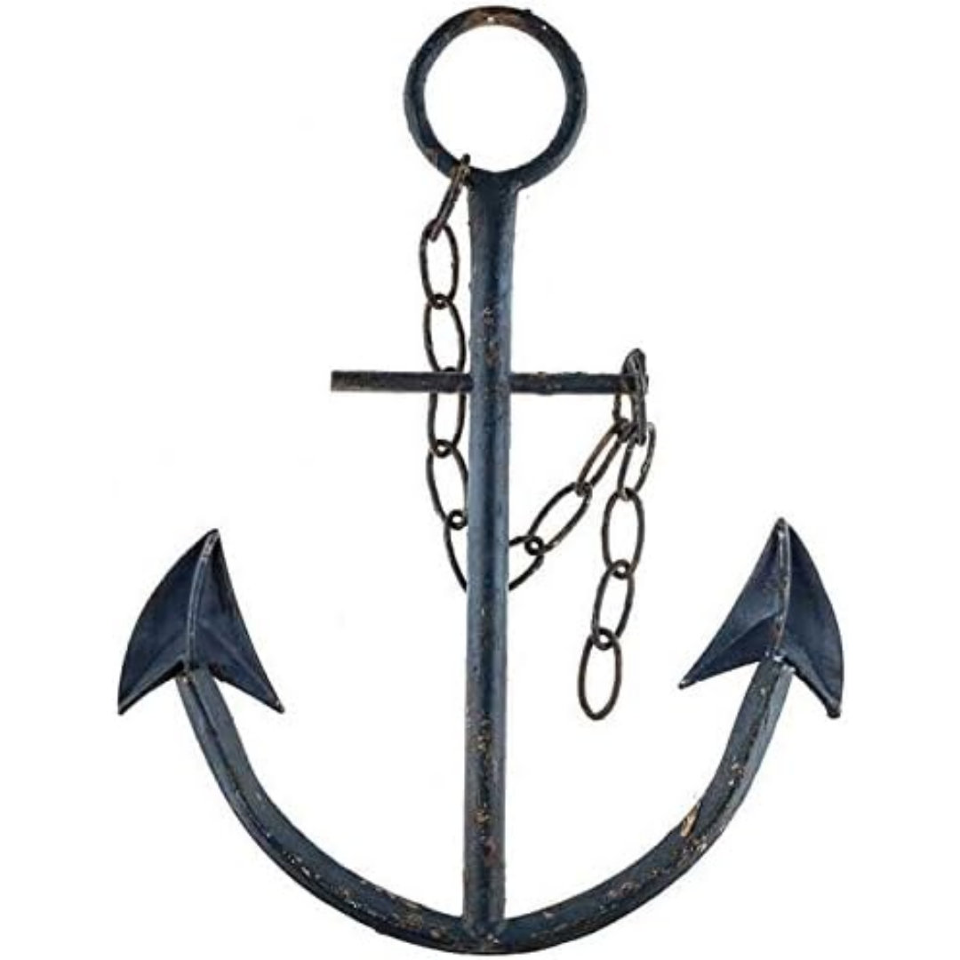 Longshore Tides Metal Anchor For Wall Decor - Antique Nautical ...