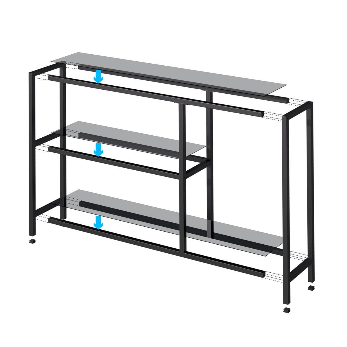 Wade Logan® Azuolas 40"W × 29"H Console Table & Reviews | Wayfair