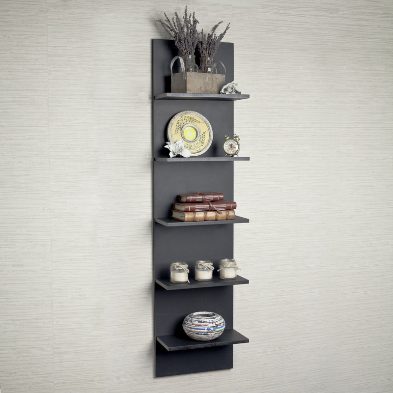 Latitude Run® Wall Mount Vertical Shelving Unit – Modern Column Shelves ...