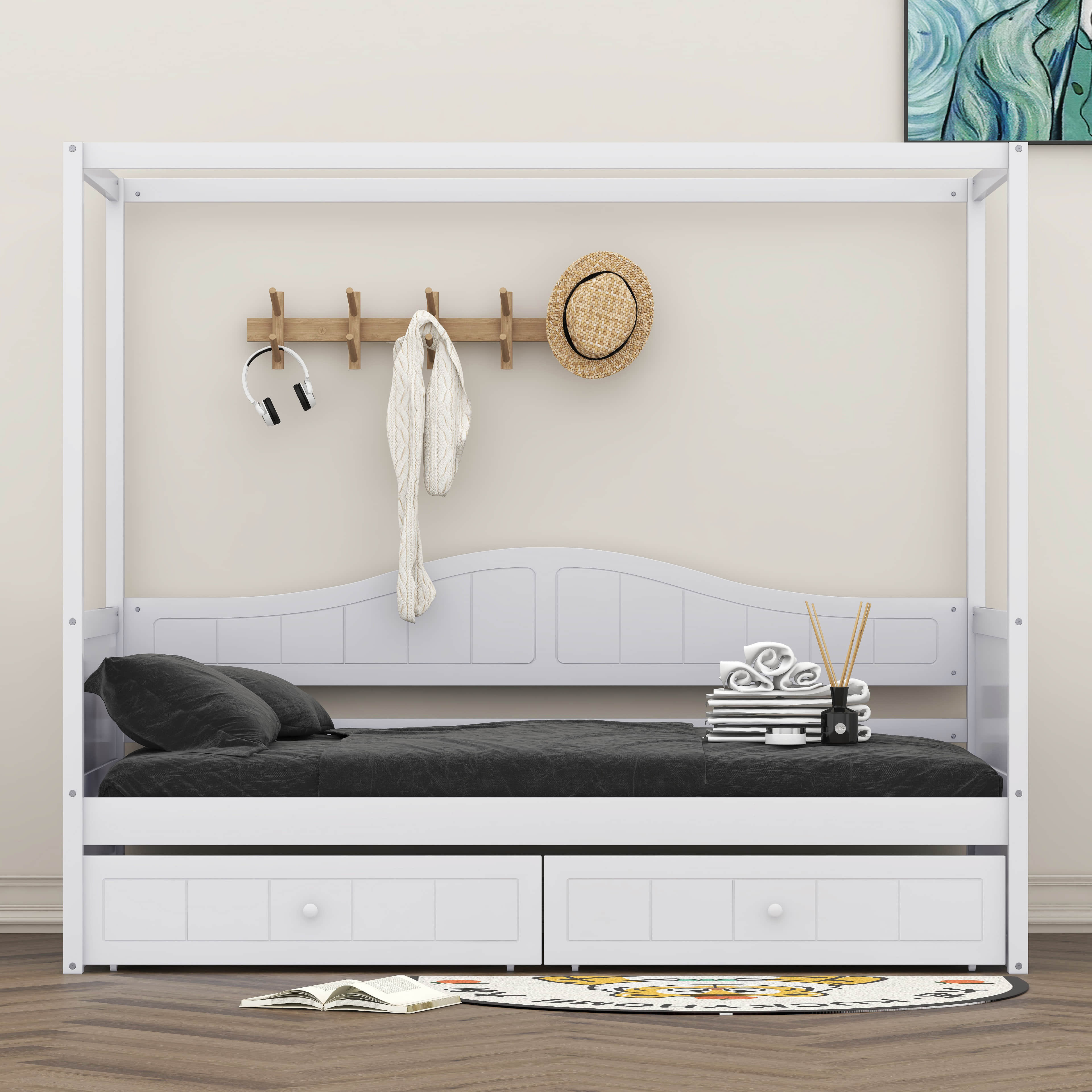 Red Barrel Studio® Jabreel Panel Storage Bed | Wayfair