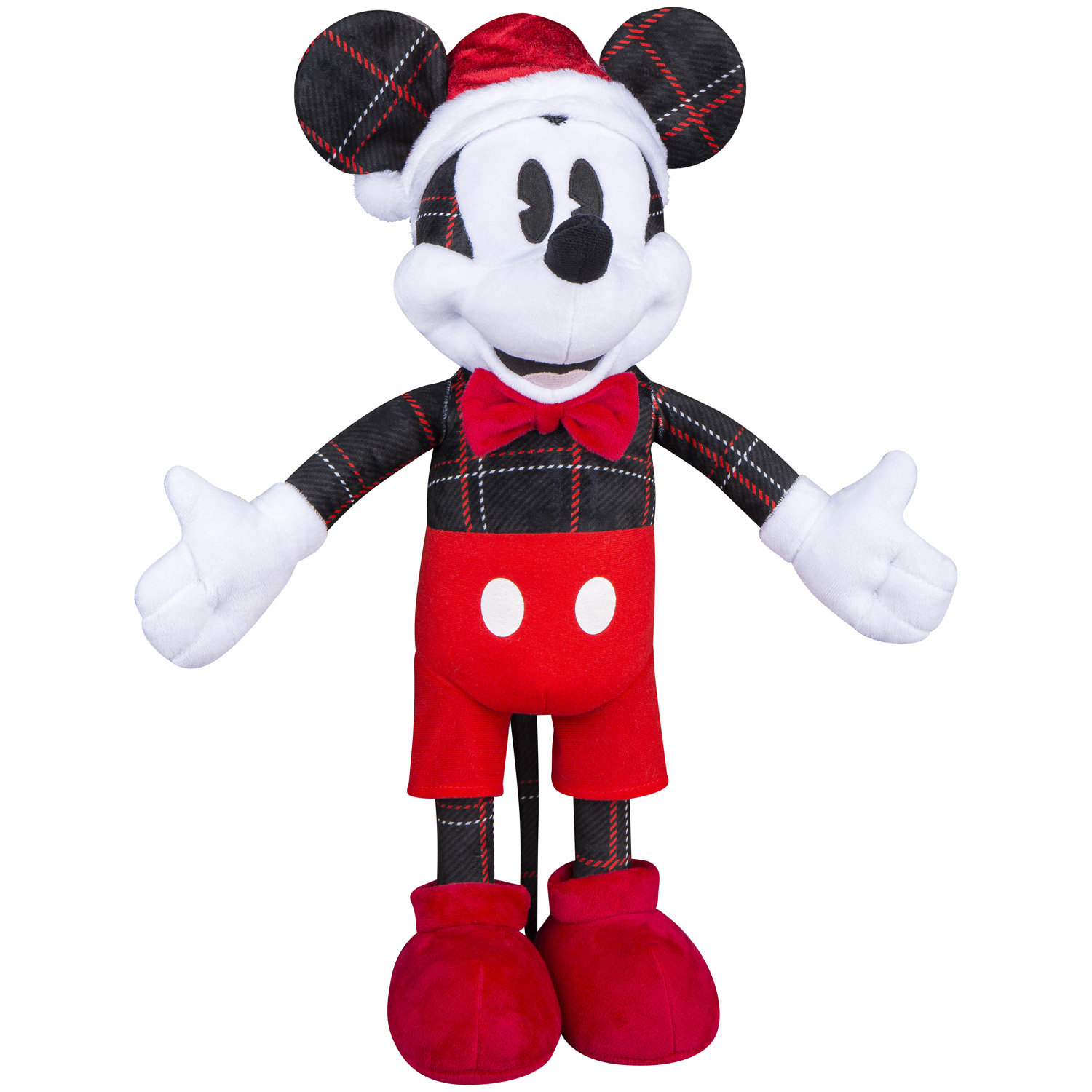 Gemmy Industries Christmas Inflatable Mickey Mouse in Vintage Plaid ...
