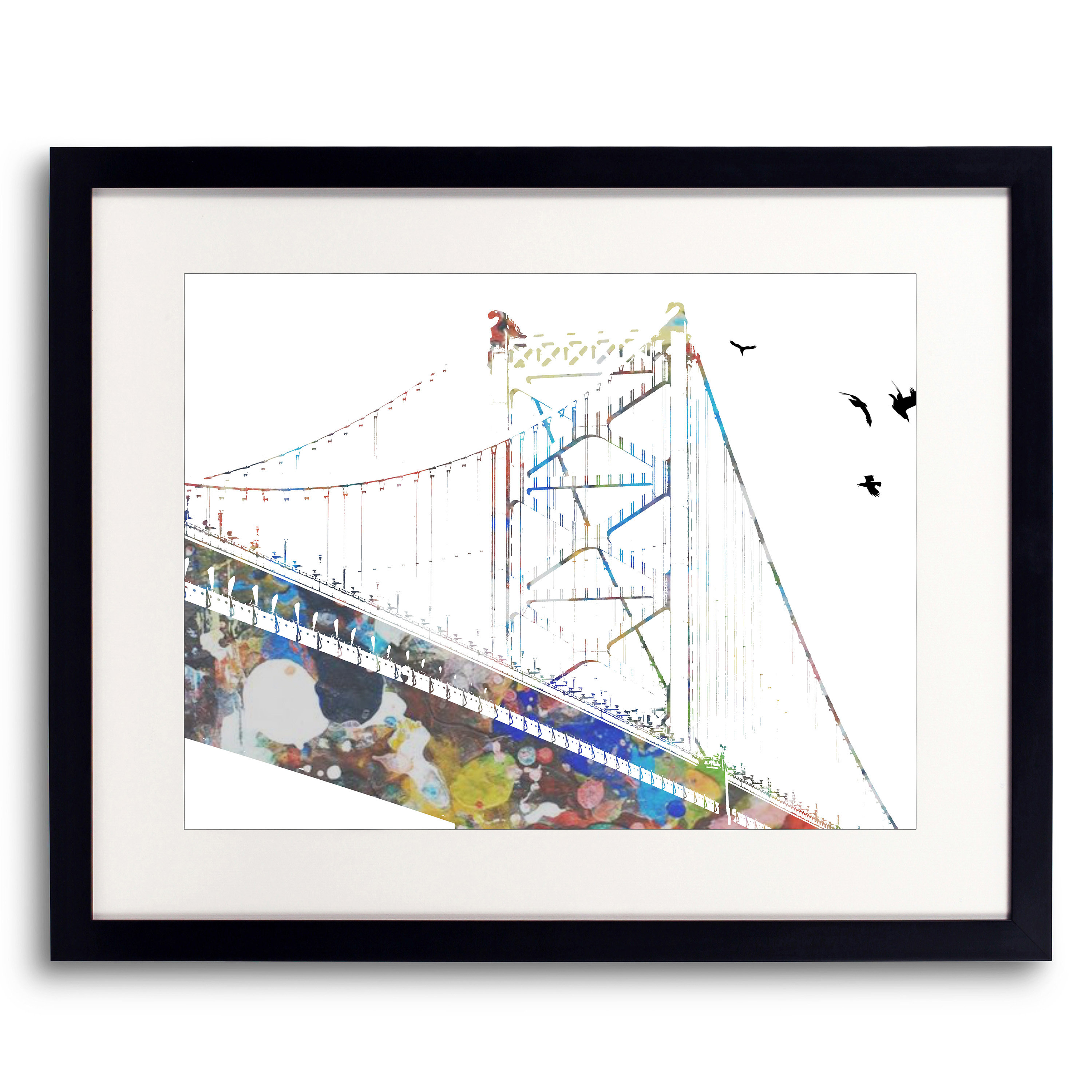 Made & Curated The Day I Flew by Kevin Quinn, Framed Fine Art on Paper ...