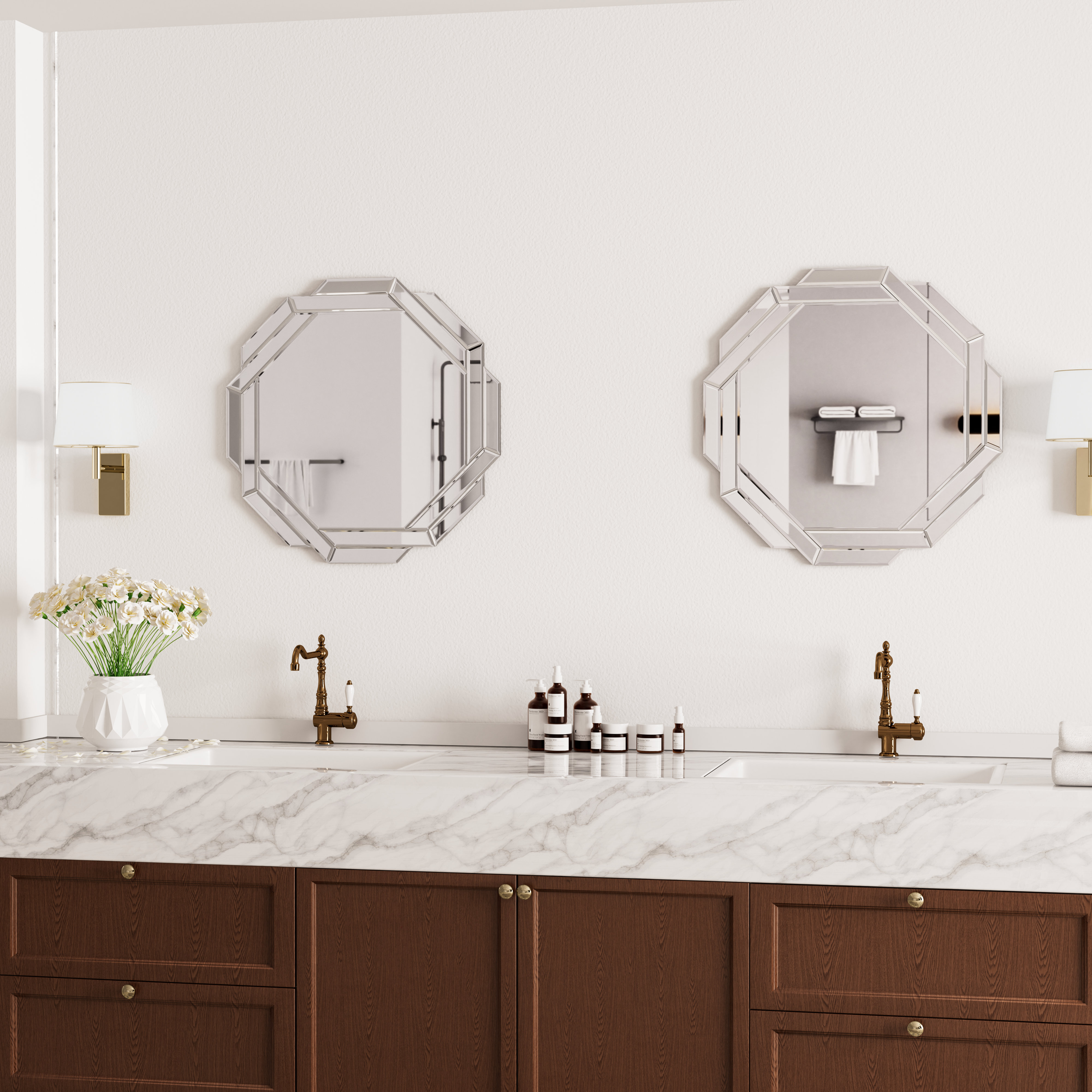 Mercer41 Octagon Wall Mirror & Reviews | Wayfair