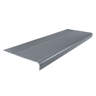 ROPPE 36" Ribbed Round Nose Stair Tread in Dark Gray & Reviews | Wayfair