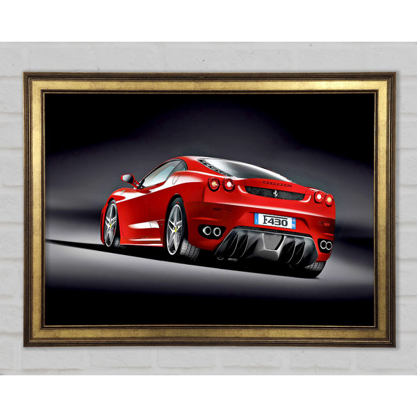 Ebern Designs Ferrari F430 Rear View - Single Picture Frame Art Prints ...