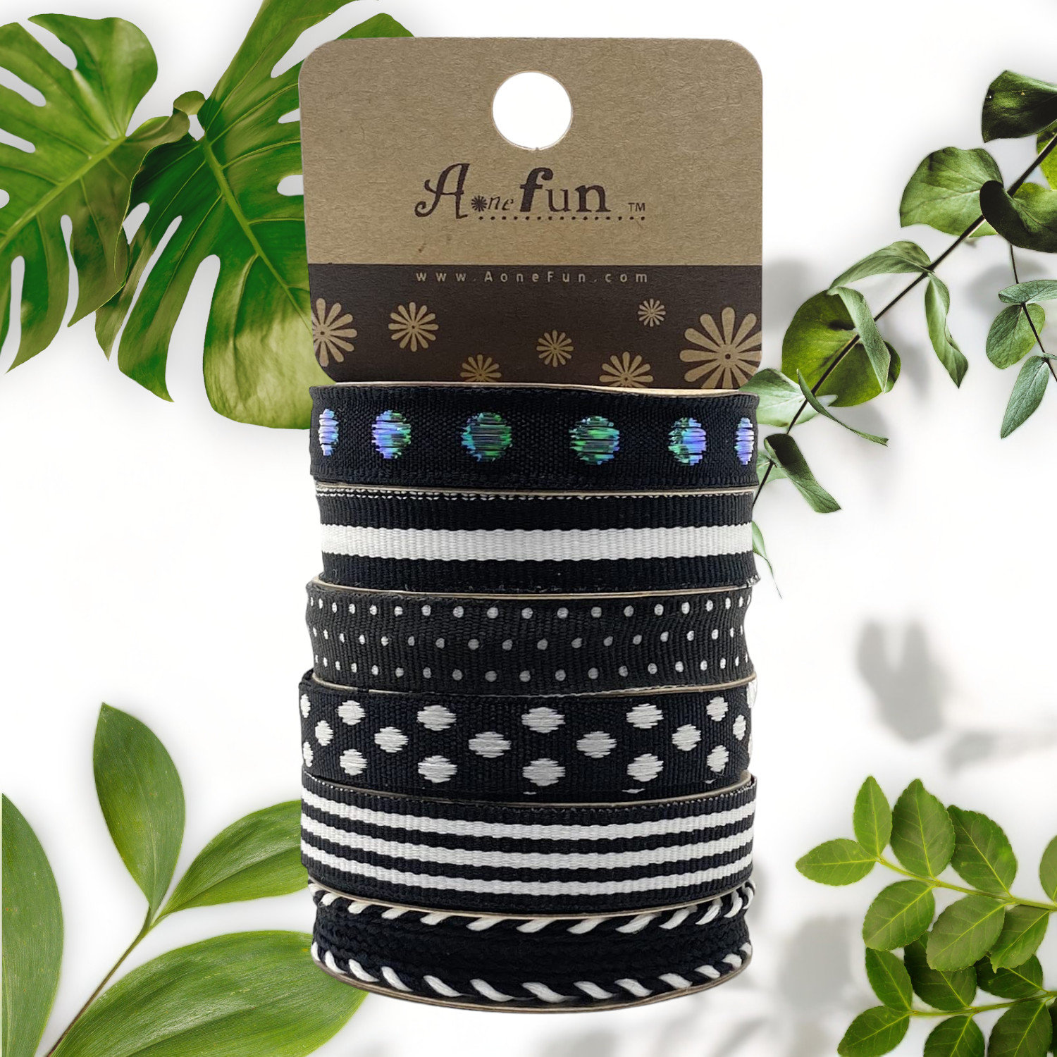 BRBCA Fabric Ribbon Collection Assorted 12 Yards | Wayfair