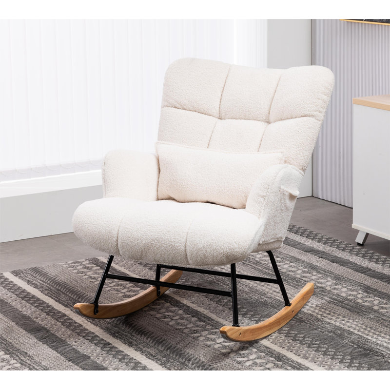 George Oliver Lachlainn Small Parcel Rocking Chair & Reviews | Wayfair