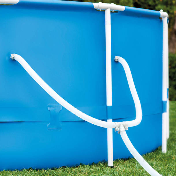 Intex New Intex Rectangular Frame Above Ground Swimming Pool & Reviews ...