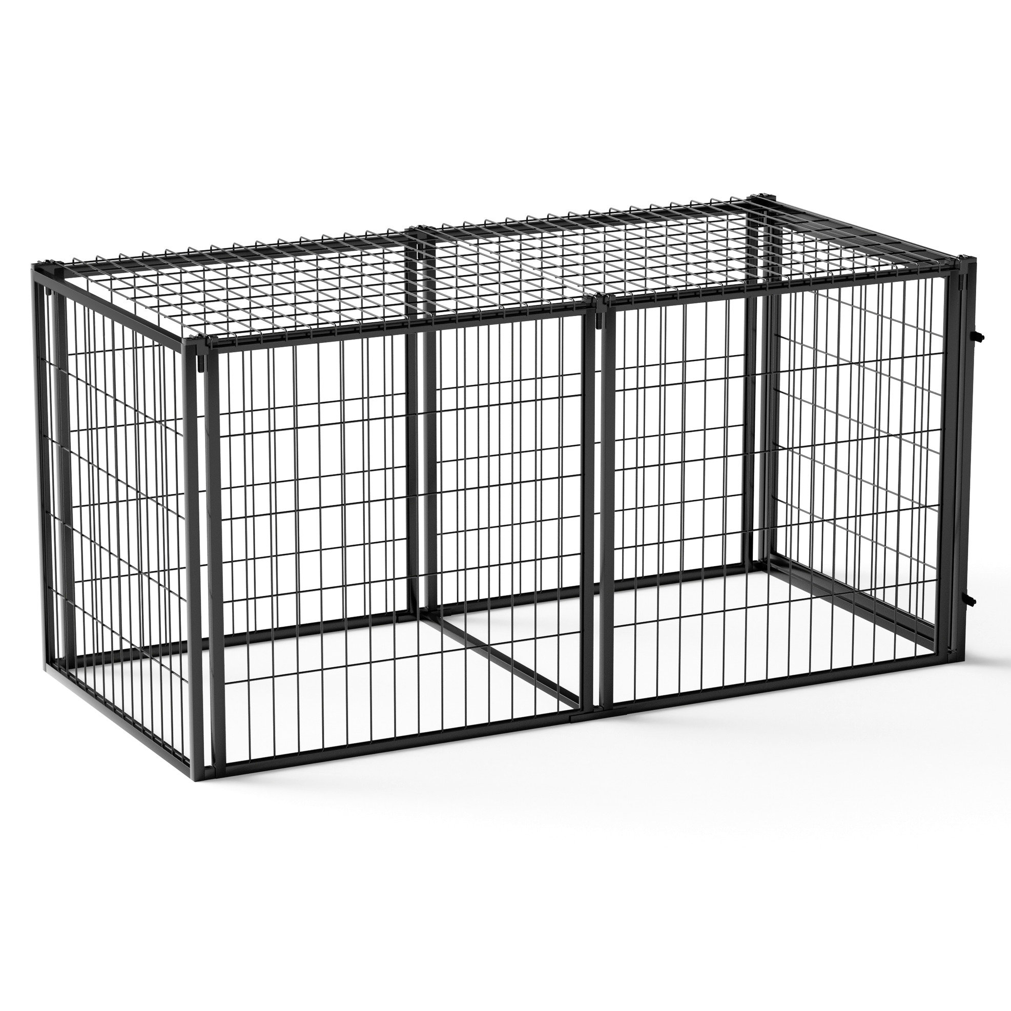Tucker Murphy Pet™ Black Dog Kennel 63" For Dogs Suitable Indoor Use ...