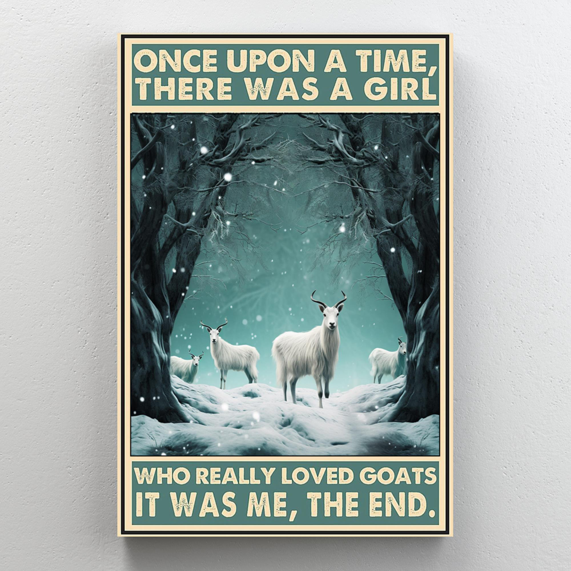 Trinx Who Really Loved Goats - 1 Piece Rectangle Graphic Art Print On ...