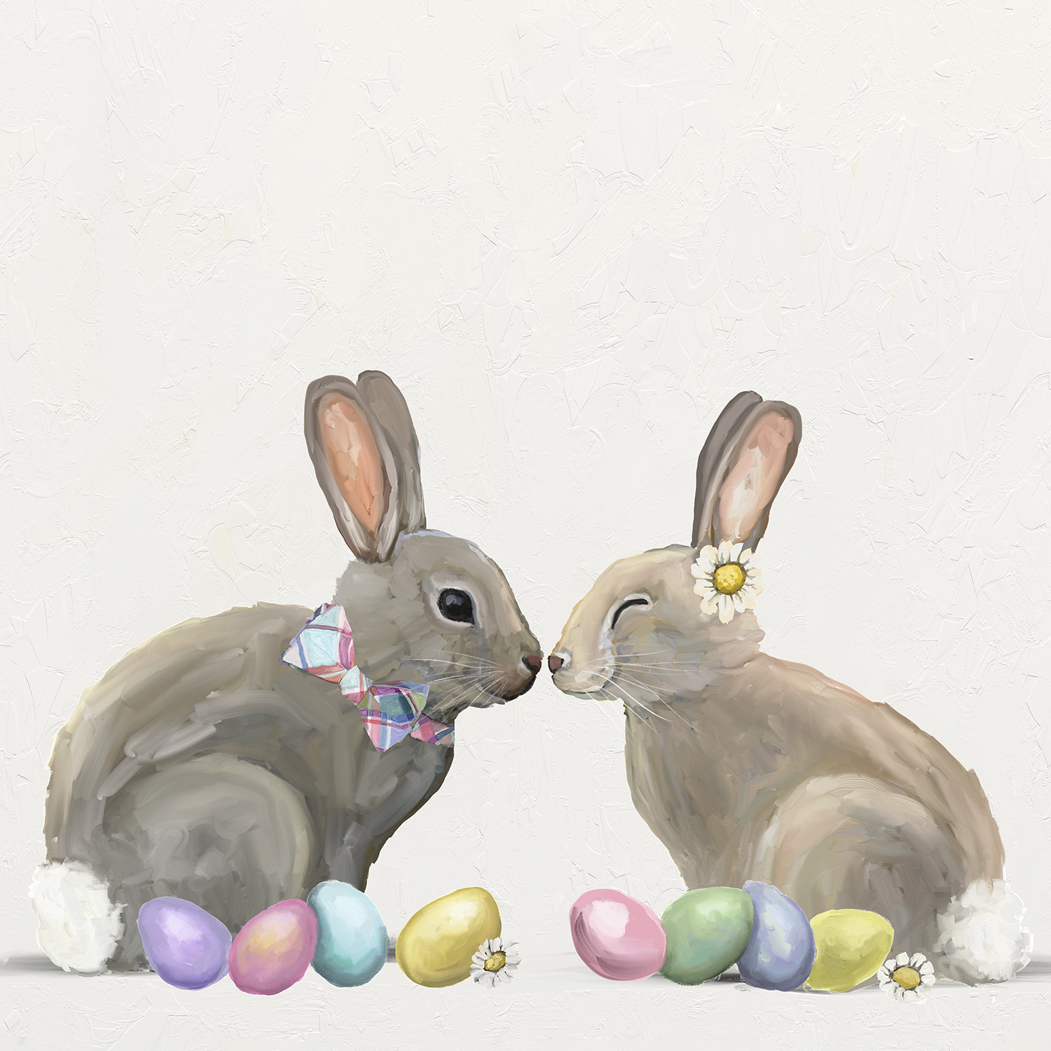 August Grove® Baby Easter Bunnies by Cathy Walters - Wrapped Canvas ...