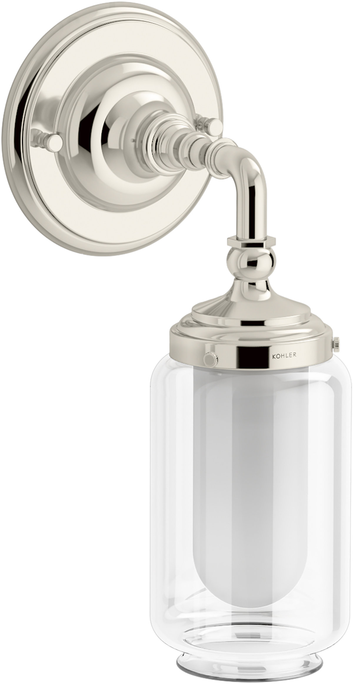 Kohler Artifacts 2 Light Indoor Bathroom Vanity Light Fixture ...