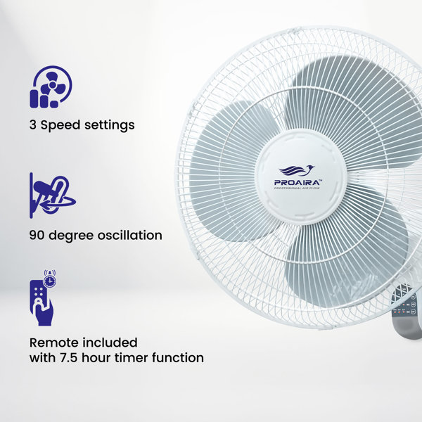 Proaira Wall Mounted Fan | Wayfair