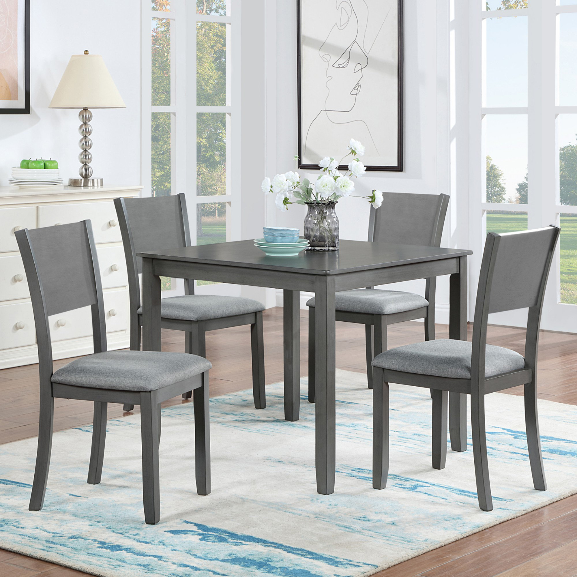 George Oliver Dining Table Set 5 Pieces - Wayfair Canada