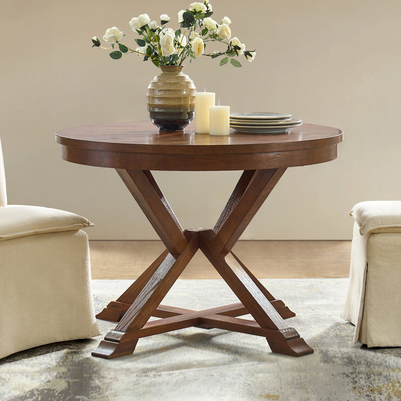 Red Barrel Studio® Suheyla Transitional Extendable Dining Table With ...