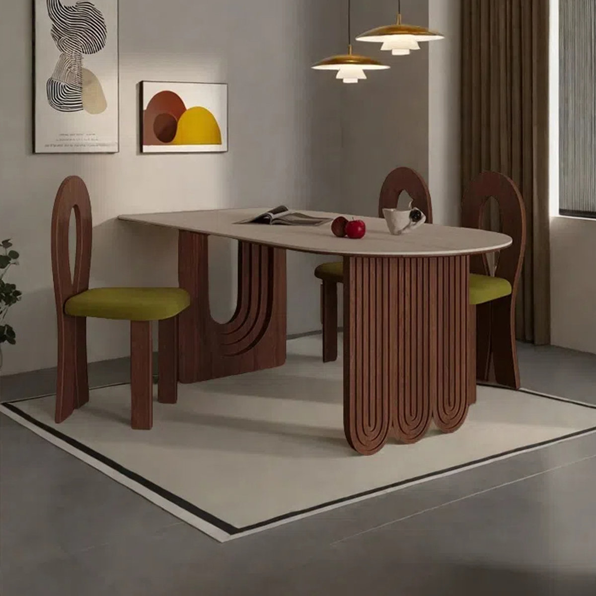 Orren Ellis French modern home dining table - Wayfair Canada