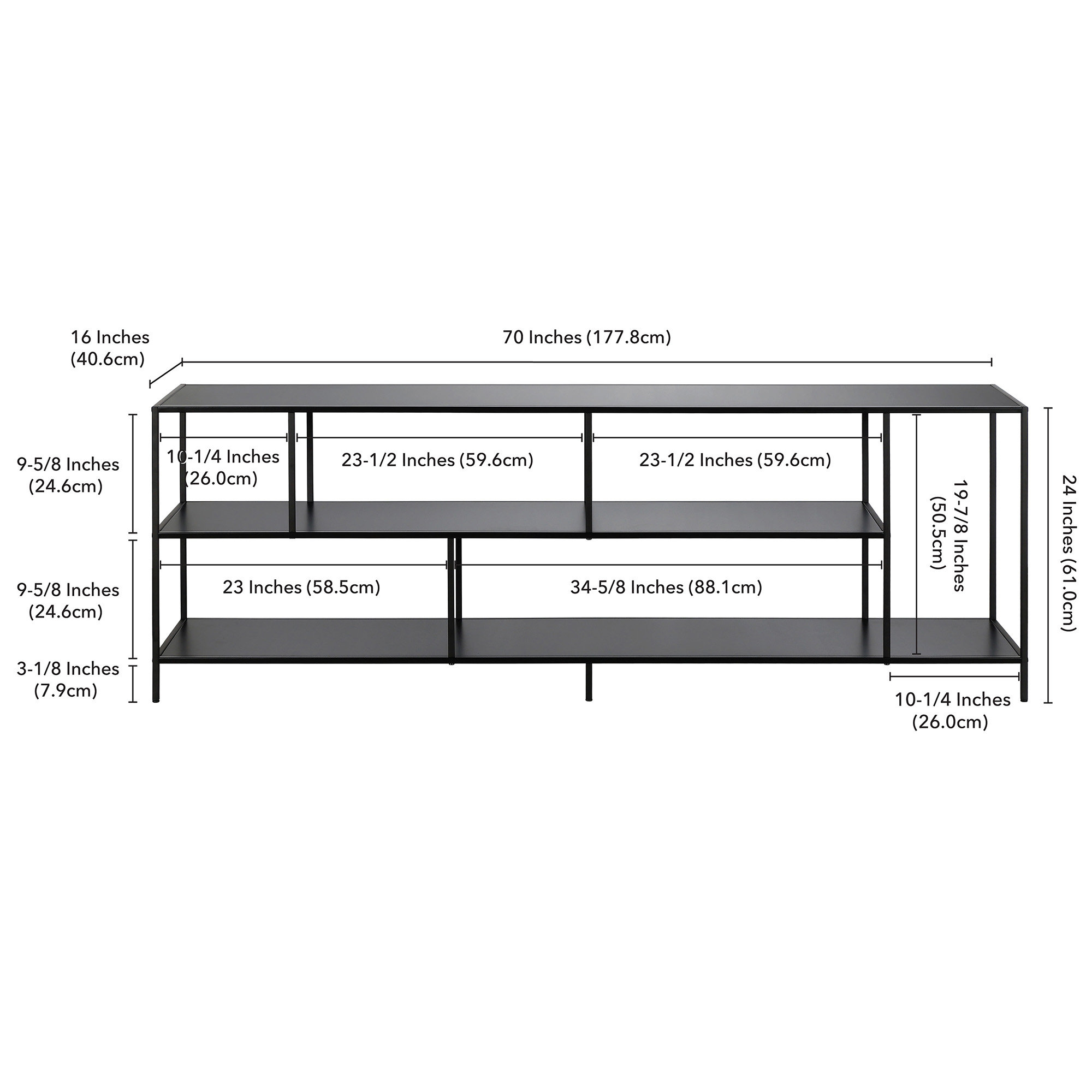 AllModern Level TV Stand for TVs up to 78" & Reviews | Wayfair