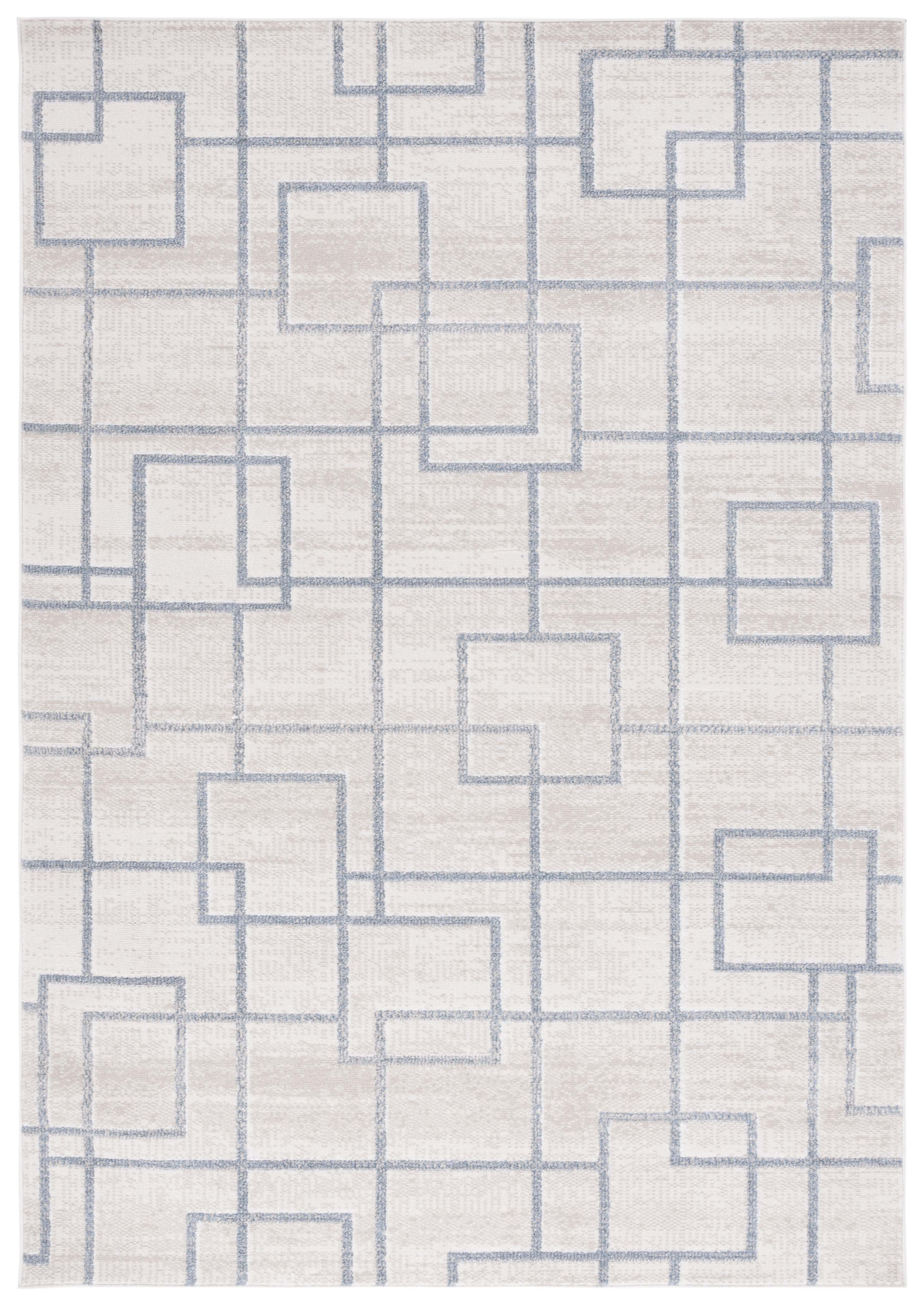 Latitude Run® Blair Washable Performance Machine Washable Geometric Rug ...