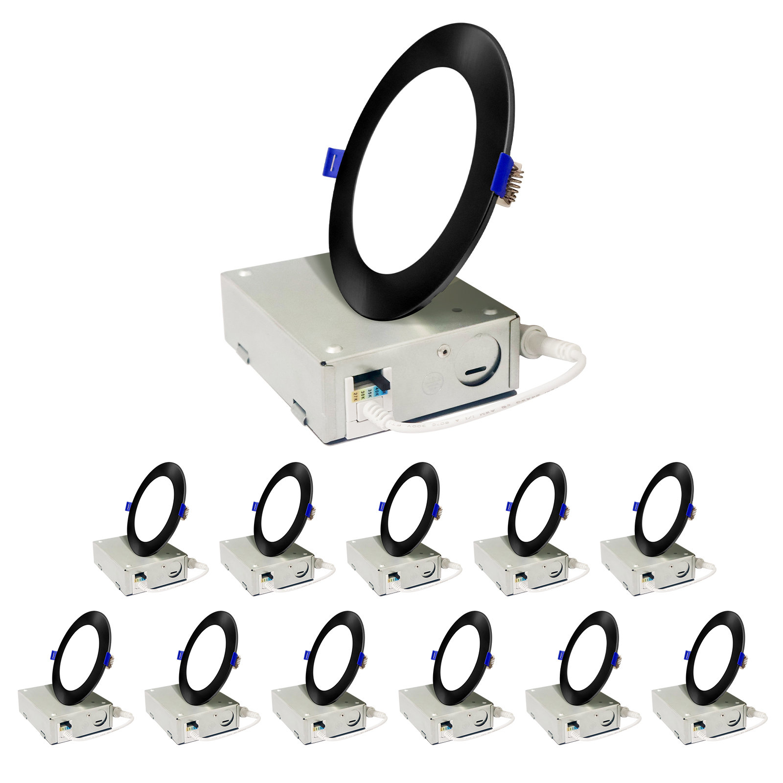 MW LIGHTING 4'' Selectable Color Temperature Dimmable Air-Tight IC ...