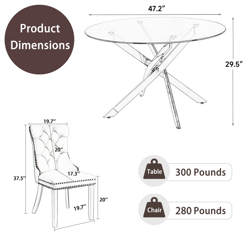 House of Hampton® Keyari Round Dining Set | Wayfair