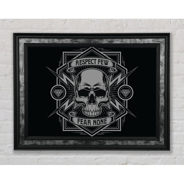 Bright Star Respect Few Fear None - Single Picture Frame Print ...